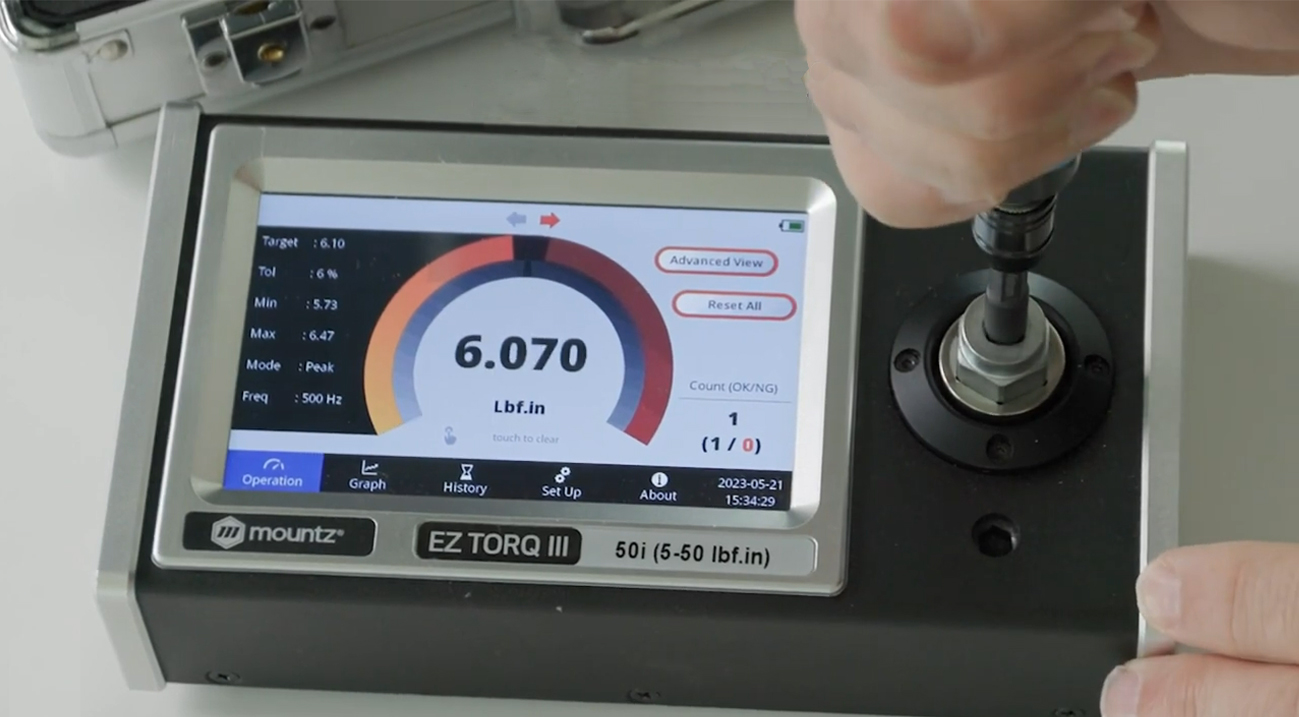 Calibrating a Tool With the EZ-TorQ III Torque Analyzer - Blog | Mountz ...